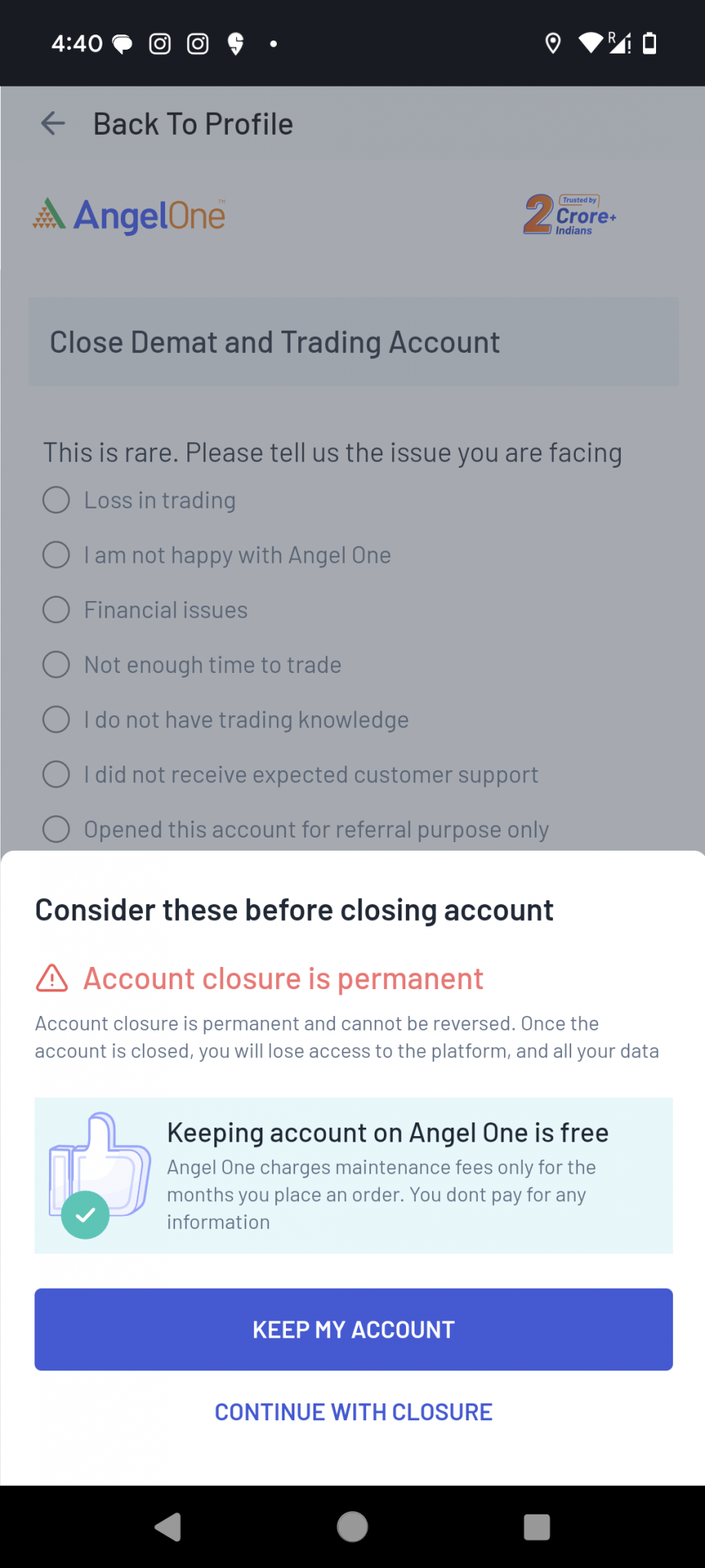 How to Close Trading Account? 5 Easy Steps | Angel One