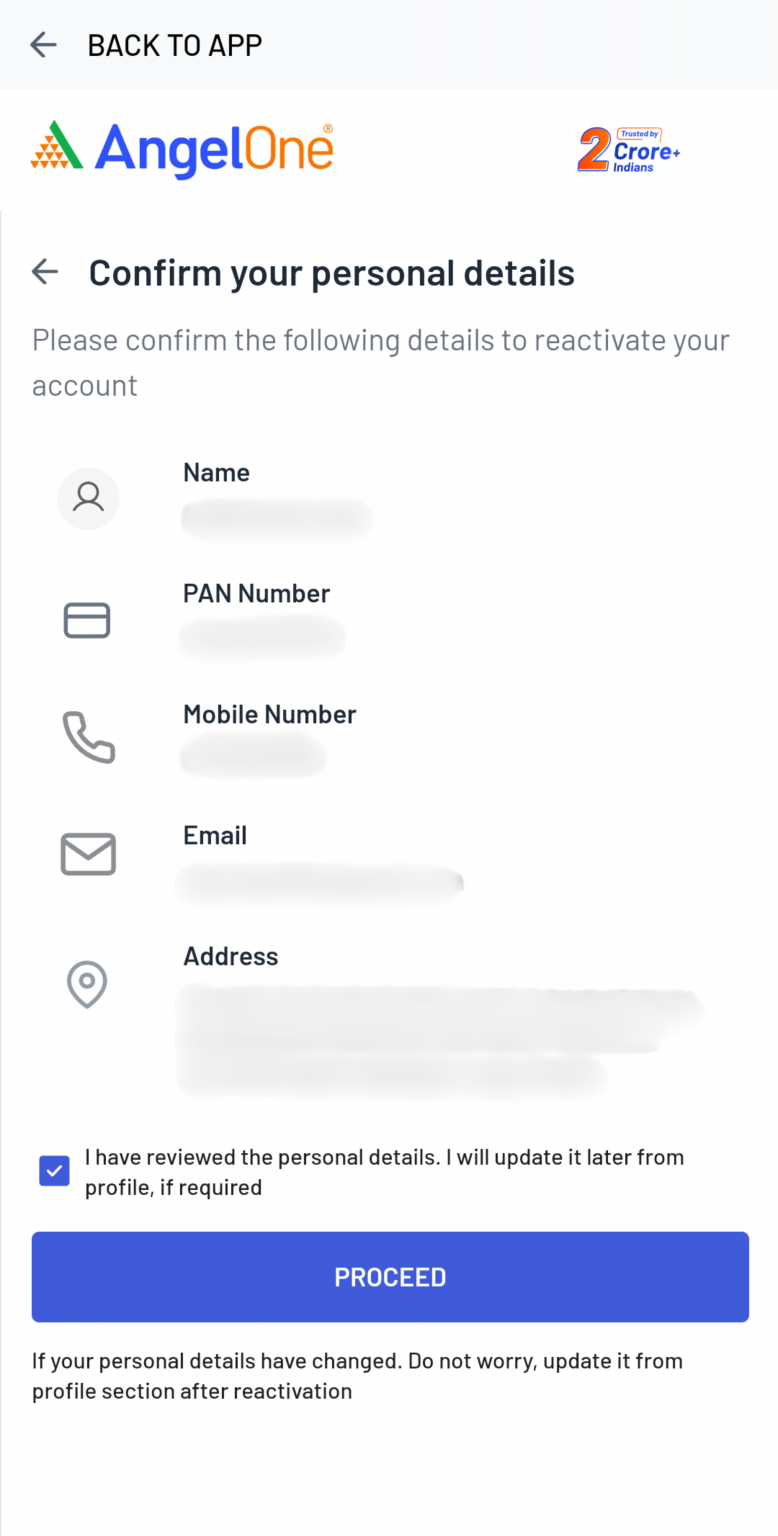 How to reactivate your trading account - Angel One