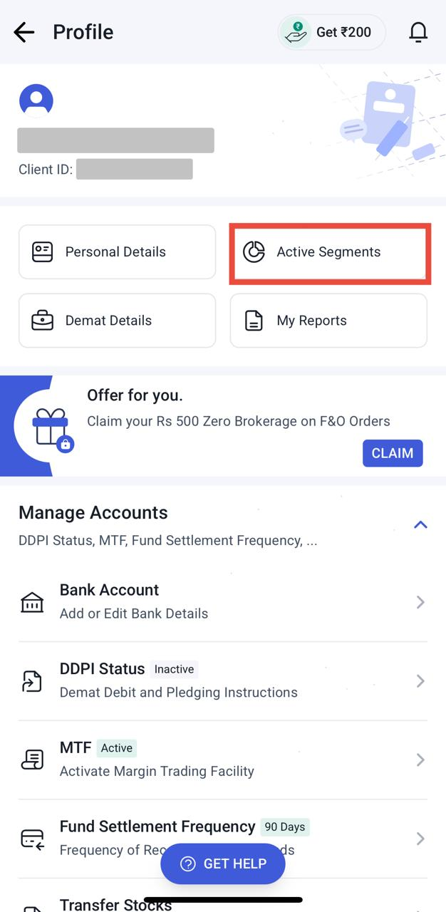 Here’s How You Can Activate a Segment in Angel One - Angel One