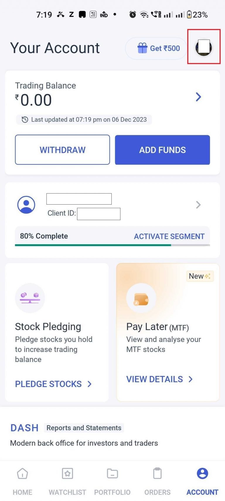 Step-by-step Procedure to Set Up DDPI on Angel One