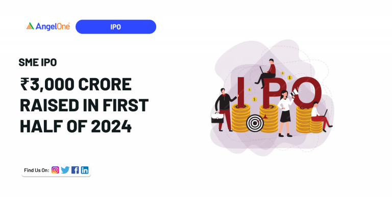 SME IPOs raised ₹3,000 crore in First Half of 2024 | Angel One