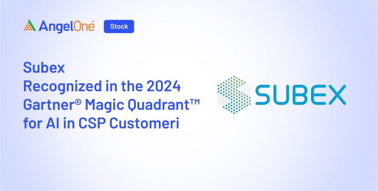 Subex AI-powered Company Achieved Recognition | Angel One