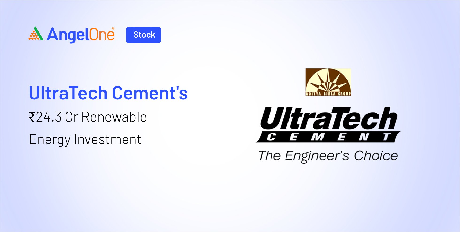 Ultratech Cement Logo UltraTech Acquires 26% Stake In Amplus Omega