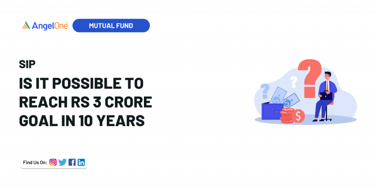 Is It Possible to Reach a ₹3 Crore Goal in 10 Years with SIP?